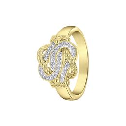 Lucardi Ring Damen Gr&ouml;&szlig;e 57 gold