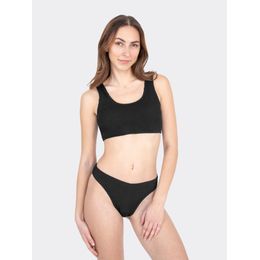 MyLily Bikinihose 'Perioden Bikini Hose V-Shape' Damen Gr&ouml;&szlig;e M schwarzmeliert