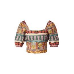 V&eacute;ro Moda VERO MODA Blouse 'VMTruely' female size XS Sepia / Emerald / Light red / Off white