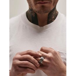 Reytel Ring 'KOI CARPS AND WAVES' Herren Gr&ouml;&szlig;e 68 silber