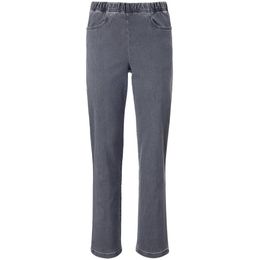 Peter Hahn - Schlupf-Jeans, grau, Gr. 46 / L - Baumwolle