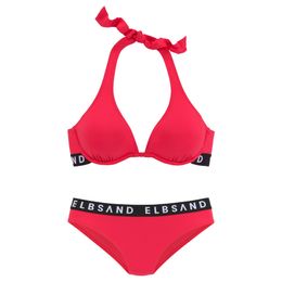 Oliver Bikini Damen Gr&ouml;&szlig;e XL pastellrot / schwarz / wei&szlig;