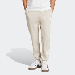 adidas Sportswear Workout Pants 'Future Icons' male size S Ecru / White