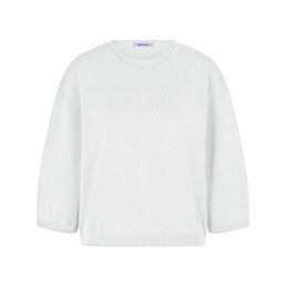 Peter Hahn - Rundhals-Pullover aus 100% SUPIMA -Baumwolle, weiss, Gr. 46 / L - Baumwolle