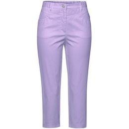 Peter Hahn - Comfort Fit Caprihose, lila, Gr. 22 - Baumwolle