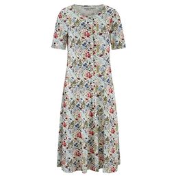 Green Cotton - Jersey-Kleid Olga, weiss, Gr. 36 / S - Baumwolle