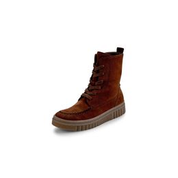 Peter Hahn Gabor - Schn&uuml;r-Stiefelette, beige, Gr. 37 - Leder
