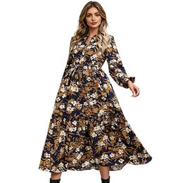 Kojooin Kleid '&Auml;rmelloses, l&auml;ssiges Partykleid mit U-Boot-Ausschnitt und Knopfleiste vorne in A-Linie' Damen Gr&ouml;&szlig;e 40 navy Sommerkleid
