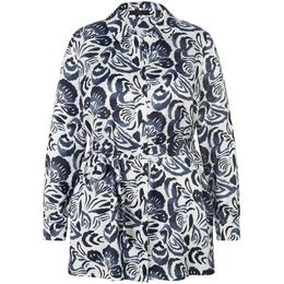 Emilia Lay - Long-Bluse, weiss, Gr. 48 / XL