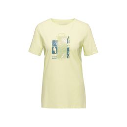 Mammut Funktionsshirt &lsquo;Alpine Flower&rsquo; Damen Gr&ouml;&szlig;e XS blau / pastellgelb