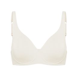 cfab Bra 'Cotton B&uuml;gel BH ohne Pads' female size 80 White