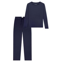 Schiesser Pajama 'Mix & Relax' female size L Blue