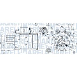 MAGNETI MARELLI Starter 063721491010 f&uuml;r Opel NISSAN RENAULT TRUCKS