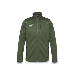 Puma Workwear Outdoorjacke 'Puma Workwear Essentials Softshelljacke' Herren Gr&ouml;&szlig;e M gr&uuml;n