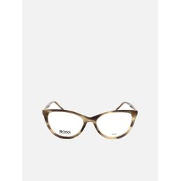 HUGO BOSS Sonnenbrille 'HUGO BOSS BOSS 1206 horn 54/18/145 Eyewear Frame' Damen Gr&ouml;&szlig;e 54 braun