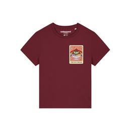 Watapparel T-Shirt 'Tarot The Ice Cream' Damen Gr&ouml;&szlig;e XL braun / pastellgelb / gr&uuml;n / bordeaux / wei&szlig;