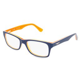 Police VK165 Brille Teenager | Fassung: Vollrand, Quadratisch, Blau Orange