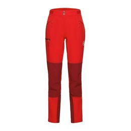 Mammut Outdoorhose &lsquo;Courmayeur&rsquo; Damen Gr&ouml;&szlig;e XS feuerrot / dunkelrot