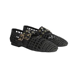 Desa Ballerina 'Ballettschuhe' Damen Gr&ouml;&szlig;e 38 schwarz Sommerschuhe