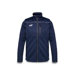 Puma Workwear Outdoor jacket 'Puma Workwear Essentials Softshelljacke' male size L Blue