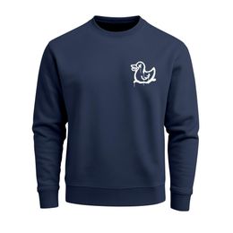 Neverless Sweatshirt 'Duck Spray' Herren Gr&ouml;&szlig;e L navy