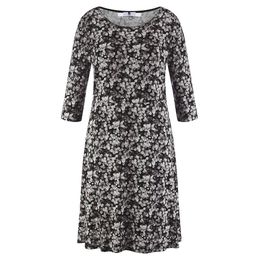 Anna Aura - Jersey-Kleid mit 3/4-Arm, schwarz, Gr. 48 / XL