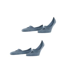 Burlington Ankle Socks 'Everyday 2-Pack' male size 39/40 Blue denim