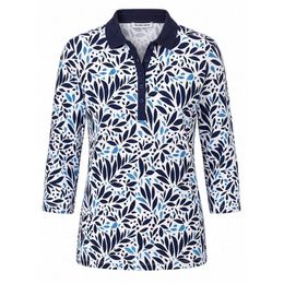 Peter Hahn - Polo-Shirt, blau, Gr. 44 / L - Baumwolle