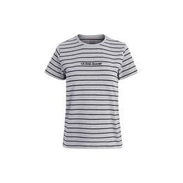 Guess T-Shirt Damen Gr&ouml;&szlig;e XL hellgrau / schwarz