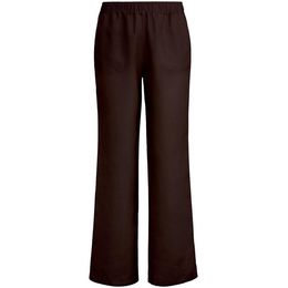 Peter Hahn - Schlupf-Hose aus 100% Leinen, braun, Gr. 19 - Leinen
