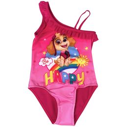 PAW PATROL Badeanzug M&auml;dchen Gr&ouml;&szlig;e 110/116 dunkelpink