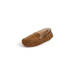 Shepherd - Hausschuh Mirre, braun, Gr. 38 - Leder