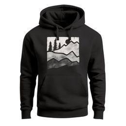 Neverless Sweatshirt 'Mountains' male size L Black