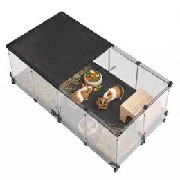 Songmics Kleintiergehege k&auml;fig mit Atmungsaktives Gewebe oben 1,2 m, 60 cm, 40 cm