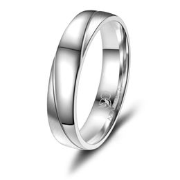 MARRYA Ring 'MARRYA SI-09 Ehering aus Silber' female size 54 Silver grey