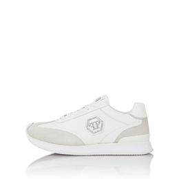 Philipp Plein Sneaker Herren Gr&ouml;&szlig;e 38 grau / wei&szlig; Sommerschuhe