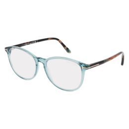 Tom Ford FT5810-B Brille Unisex | Fassung: Vollrand, Rund, Blau Schwarz
