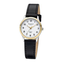 Regent Uhren Regent Analoguhr Damen Gr&ouml;&szlig;e One Size schwarz / wei&szlig;
