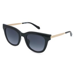 Fossil FOS 2169/G/S | Damen-Sonnenbrille | Fassung: Vollrand, Cat Eye, Propionat, Schwarz | Glasfarbe: Grau