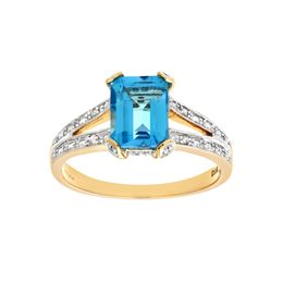 Diamant Leternel Ring Damen Gr&ouml;&szlig;e 55 gold