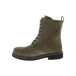 Xaver Luis Schuhmanufaktur Schn&uuml;rstiefel 'EMILIA - l&auml;ssige Schn&uuml;rboots' Damen Gr&ouml;&szlig;e 37 oliv