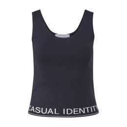 comma, Comma Casual Identity Top Damen Gr&ouml;&szlig;e M navy / wei&szlig;