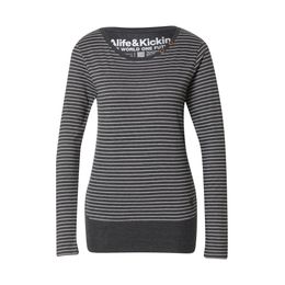alife and kickin alife & kickin Shirt 'ConnyAK Z' female size XL mottled black / White