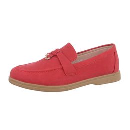 Ital-Design Slipper Damen Gr&ouml;&szlig;e 36 melone Sommerschuhe