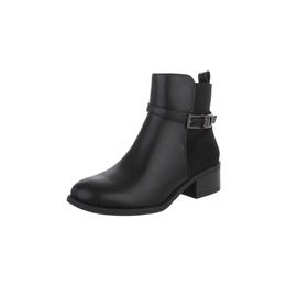 Ital-Design Stiefelette Damen Gr&ouml;&szlig;e 36 schwarz