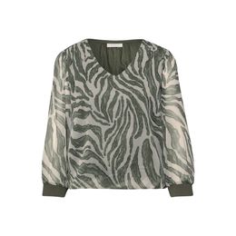 Street One Studio Bluse Damen Gr&ouml;&szlig;e XS oliv / pastellgr&uuml;n