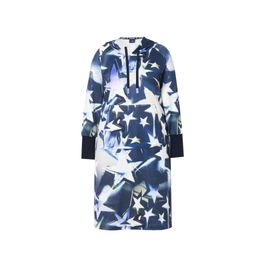 Lauras&oslash;n Kleid Damen Gr&ouml;&szlig;e 44 marine / wei&szlig; Sommerkleid