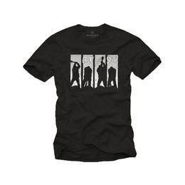 Makaya Shirt 'Crack-Splash' Herren Gr&ouml;&szlig;e S schwarz