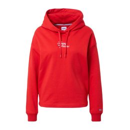 Tommy Jeans Sweatshirt female size XXS Navy / Fire red / White