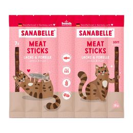 Sanabelle Meat Sticks Lachs und Forelle 16x35 g